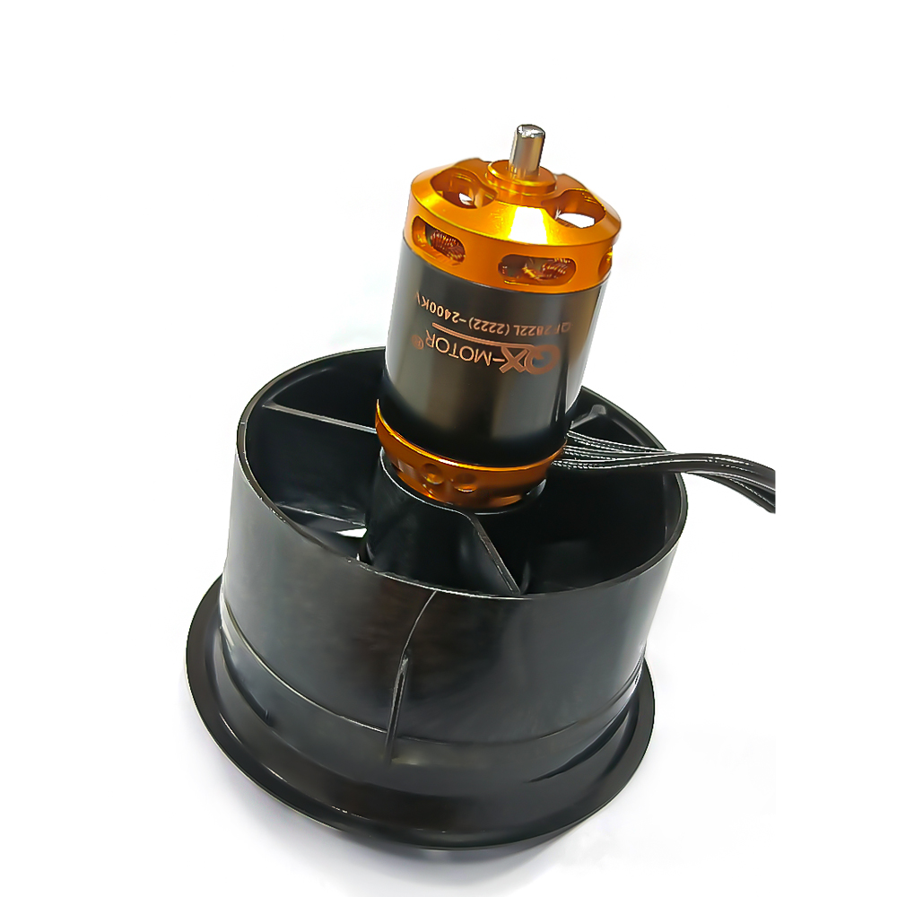 QX-MOTOR New 64mm EDF 2200KV/2400KV/3500KV/3800KV Brushless Motor with ...